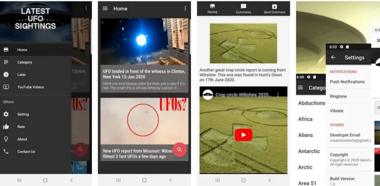 Check our new Android app! • Latest UFO Sightings