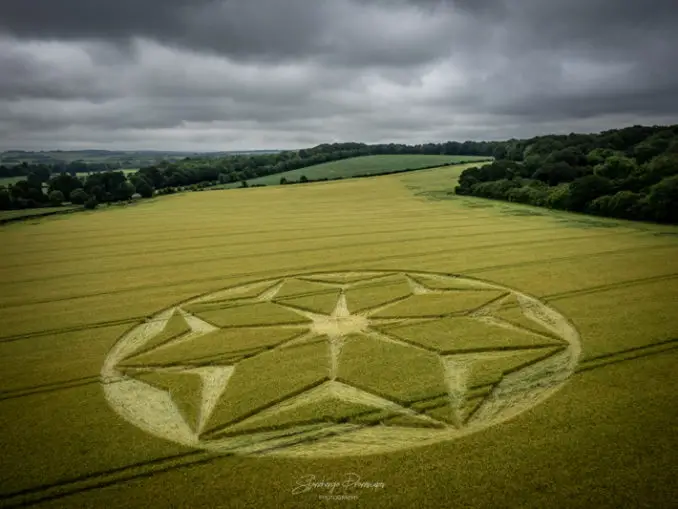 Latest crop circles